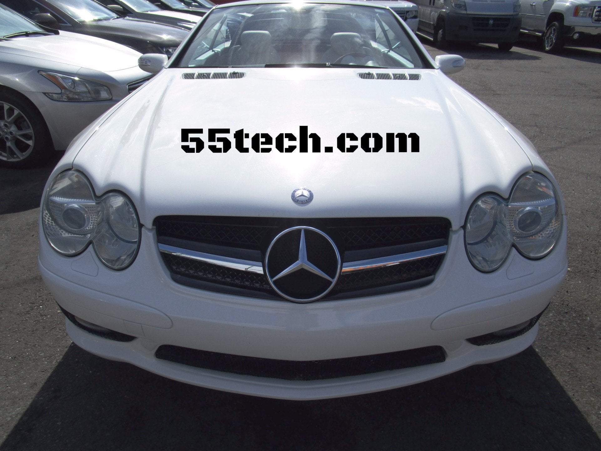 Mercedes Benz R230 2003~2006 SL-Class 1 Fin Grille – 55tech Motors