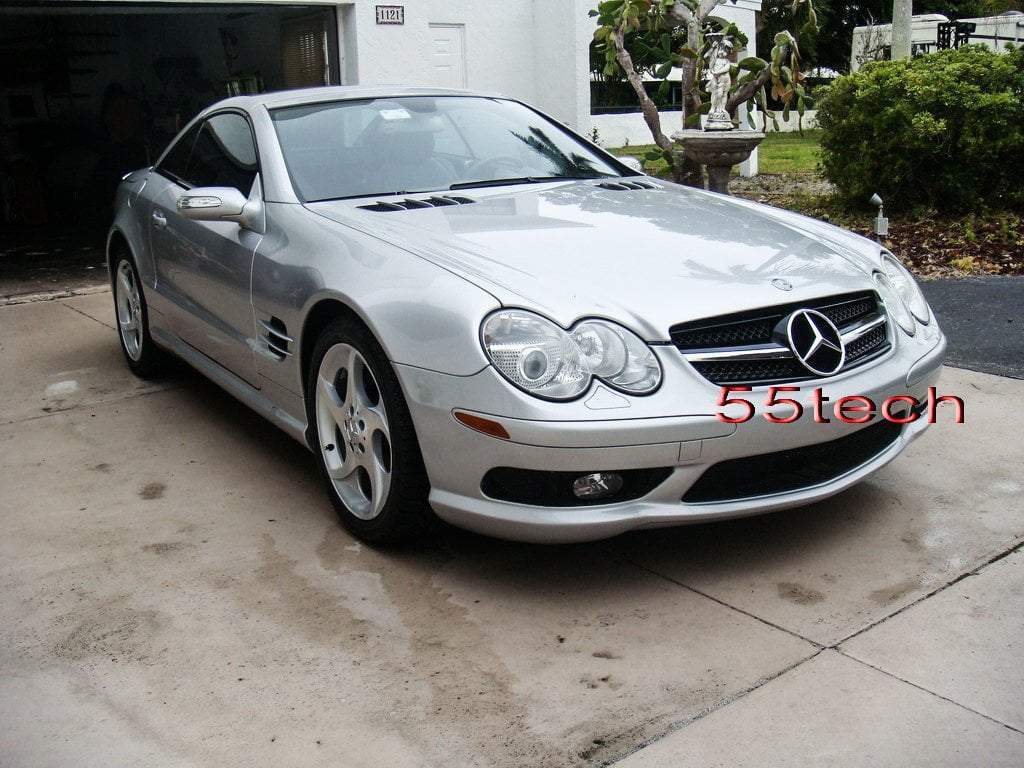 Mercedes Benz R230 2003~2006 SL-Class 1 Fin Grille – 55tech Motors