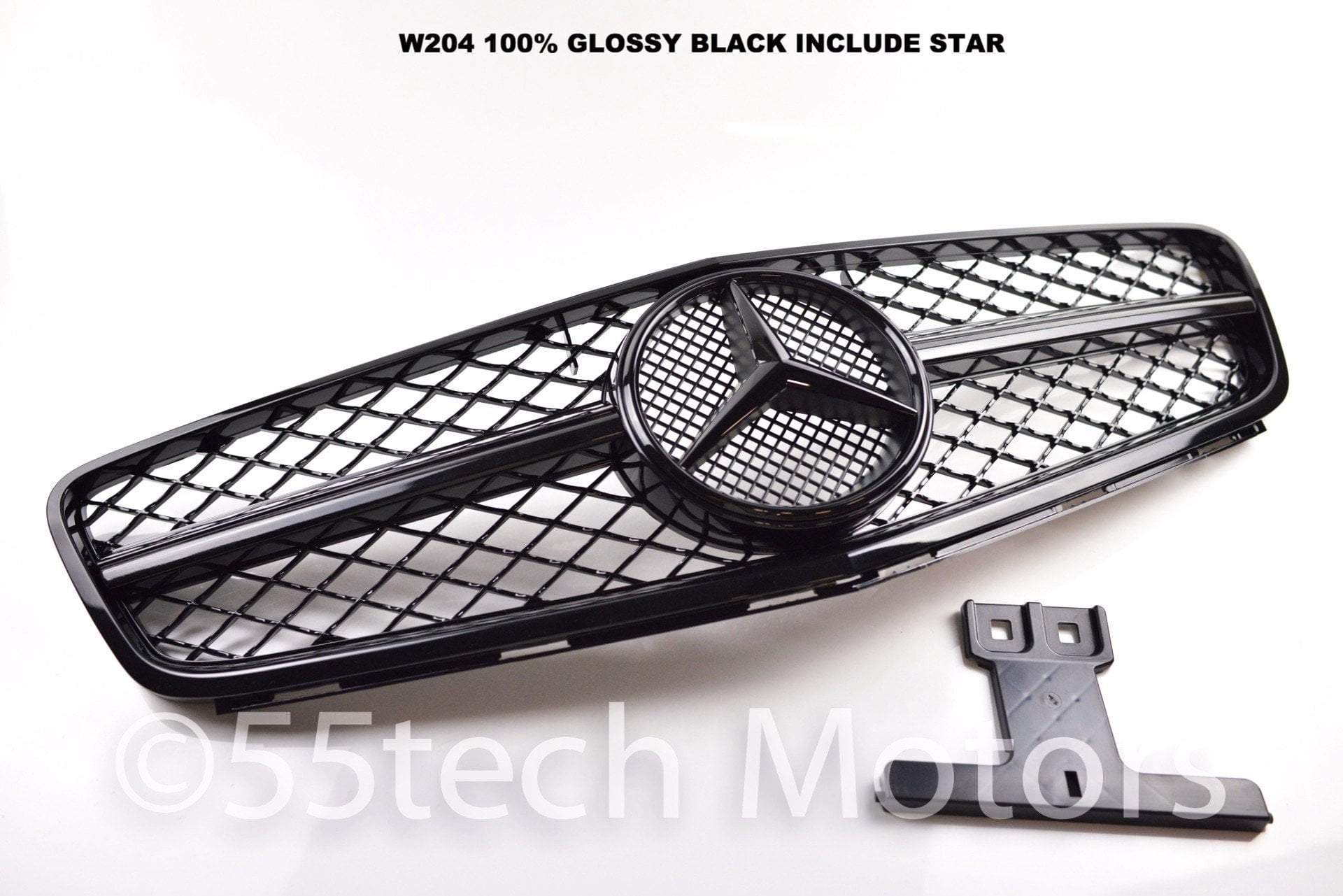 Mercedes Benz W204 2012-2013 C-Class AMG Style Grille – 55tech Motors