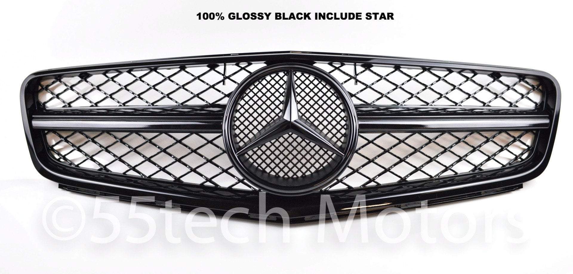 Mercedes Benz W204 2012-2013 C-Class AMG Style Grille – 55tech Motors
