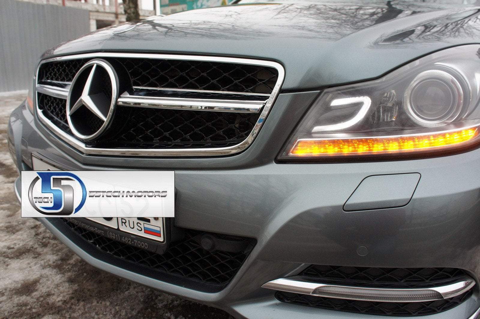 Mercedes Benz W204 2012-2013 C-Class AMG Style Grille – 55tech Motors