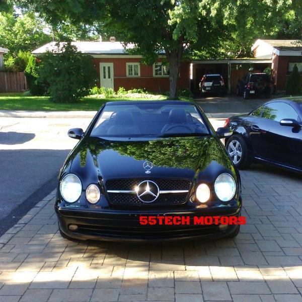 Mercedes Benz W208 CLK 1997~2002 1 Fins Sports Style Grille – 55tech Motors