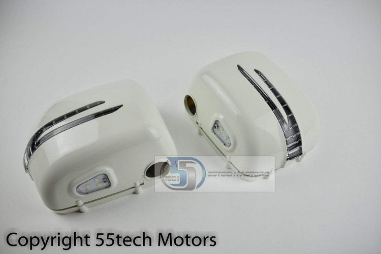 Mercedes Benz G wagon class W463 Mirror Covers with NEW style LED signa ...