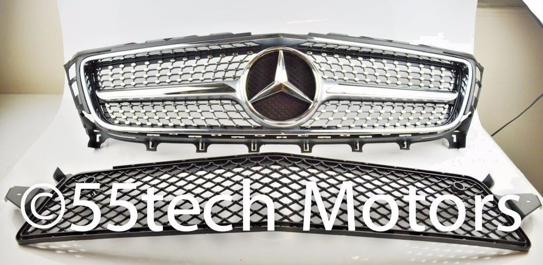 Mercedes W218 2012-2014 CLS Diamond Grille CLS550 CLS350 – 55tech Motors