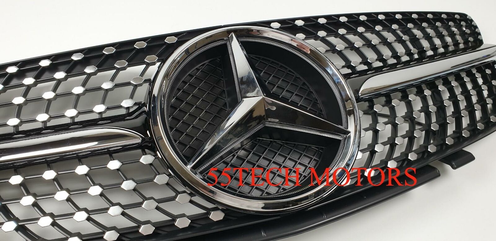 Mercedes R230 Diamond SL500 SL600 Grille Grill SL Class – 55tech Motors